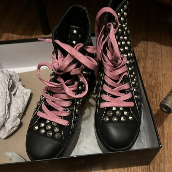 Current Mood | Shoes | Current Mood Jeweled Ghoul High Top Platform ...
